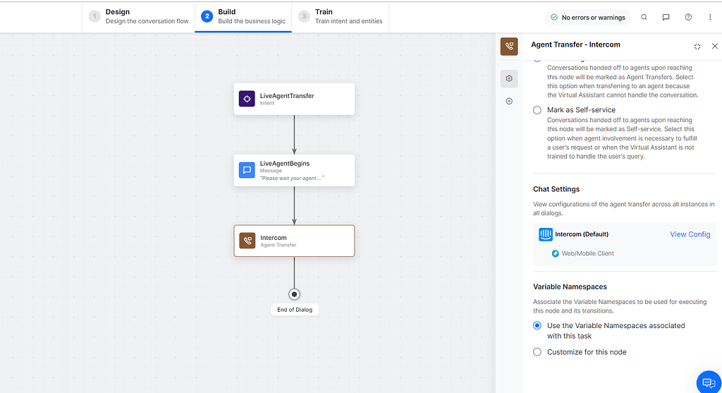 LiveAgent connection close - APIs and SDKs - Kore.ai Bot Developers Community