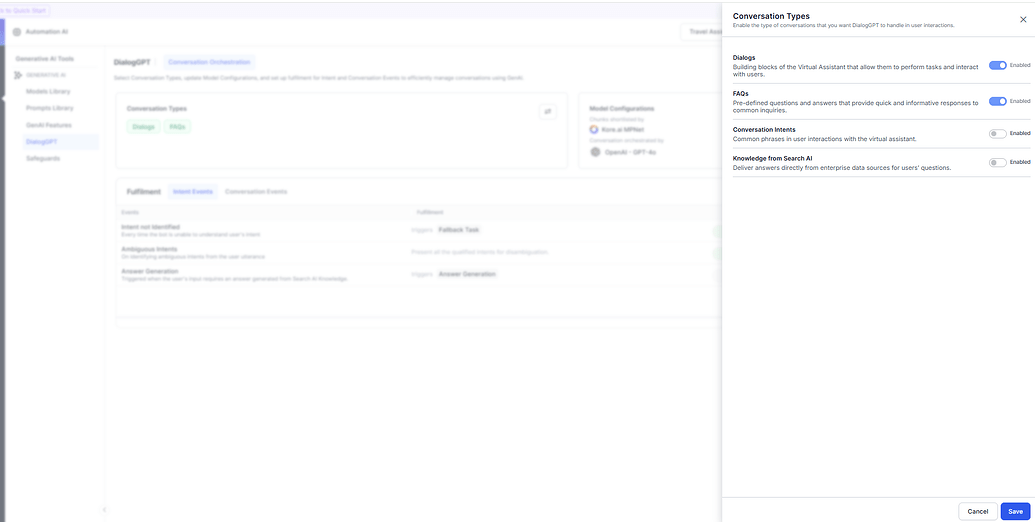 Want to know more about Dialog gpt - AI for Service - Kore.ai Bot Developers Community