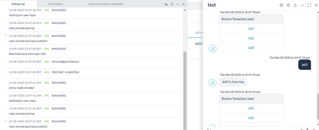 Entitytype Selected List Of Itemsenumerated Value Is Considered As A Knowledge Graph Intent