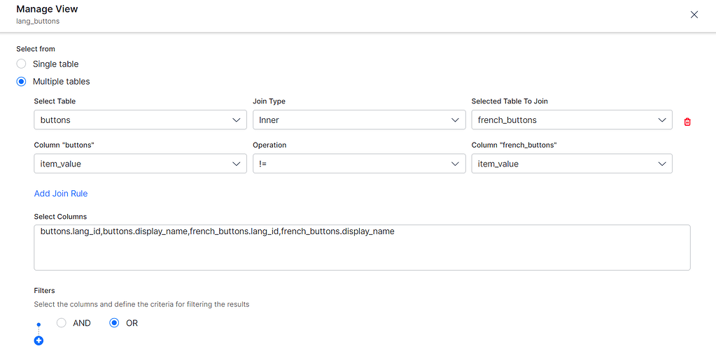 Not able to get the correct data in multiple table view - AI for Service - Kore.ai Bot ...